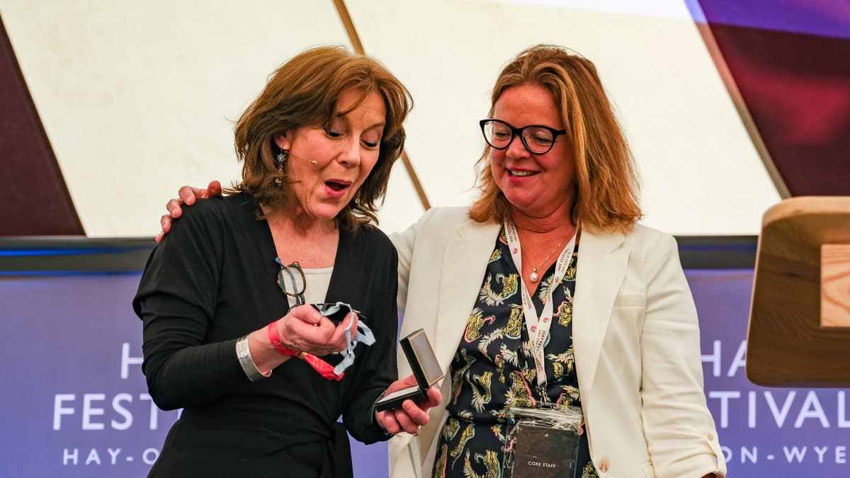 Aberystwyth poet receives first Hay Festival medal | cambrian-news.co.uk